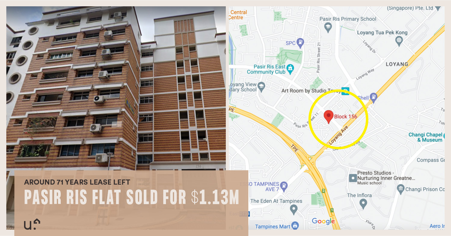 Pasir Ris Flat Sold For $1.13M, Joins Woodlands & Yishun