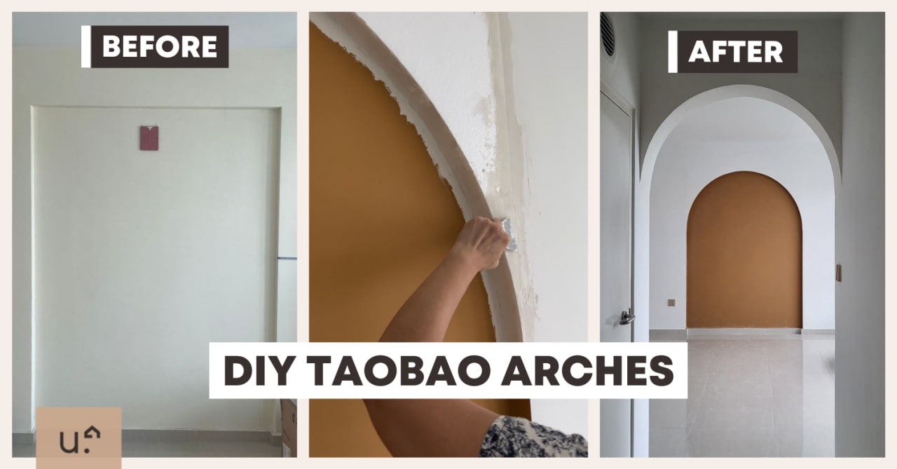 These Homeowners DIYed Arches In Their HDB For Under $150