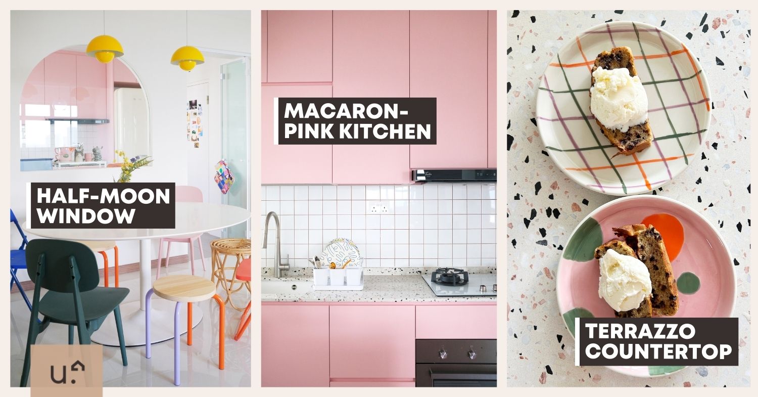 This 4-Room Flat Has A Pink Kitchen That Cost $12K To Create