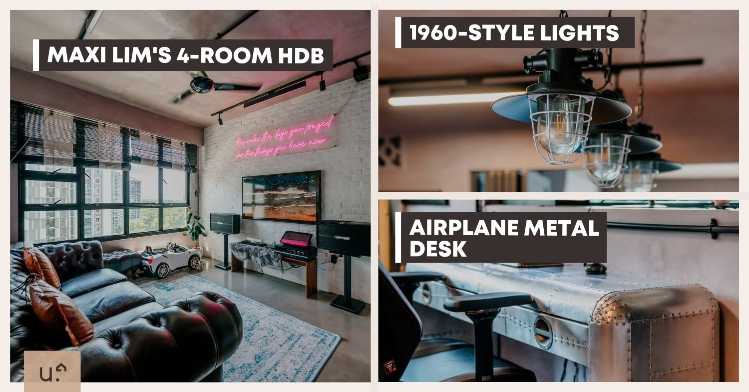 Local Actor Maxi Lim's Retro 4-Room HDB Inspired By Shophouses