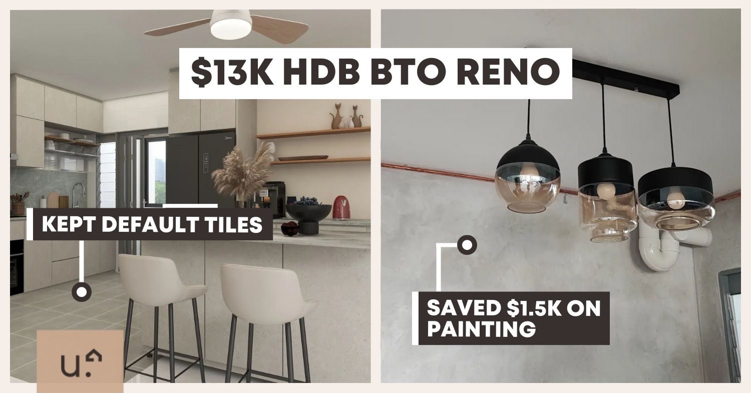 $13K HDB BTO Reno: Saving $1.5K By Painting Our Own Home