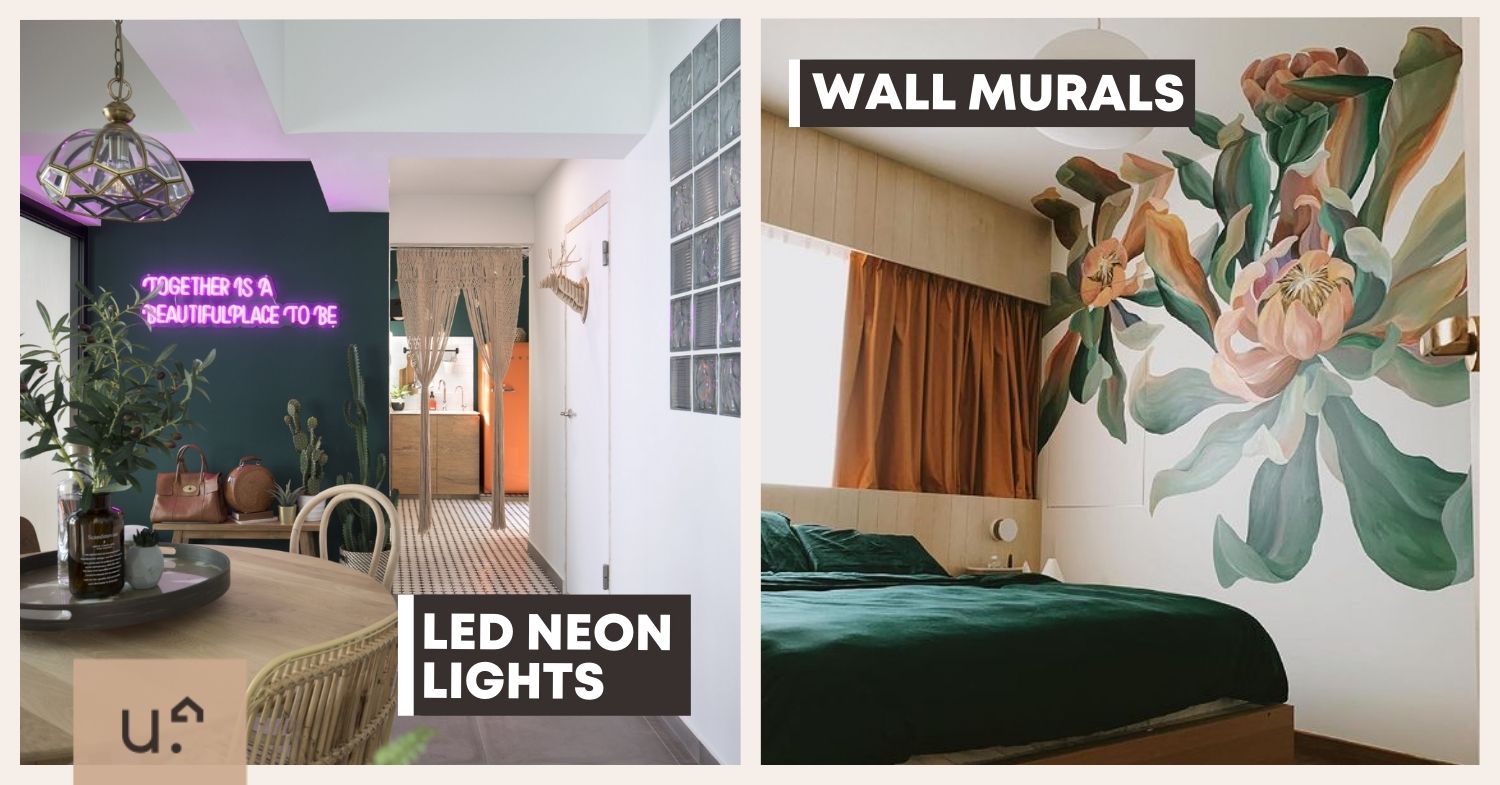 8 Decorative Ideas For Bare HDB Walls, As Seen In Real Homes