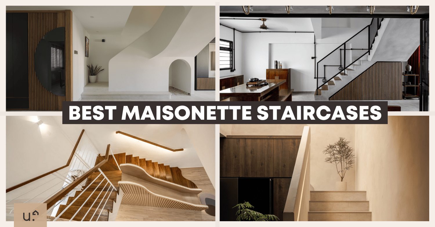 6 Best HDB Maisonette Staircase Transformations