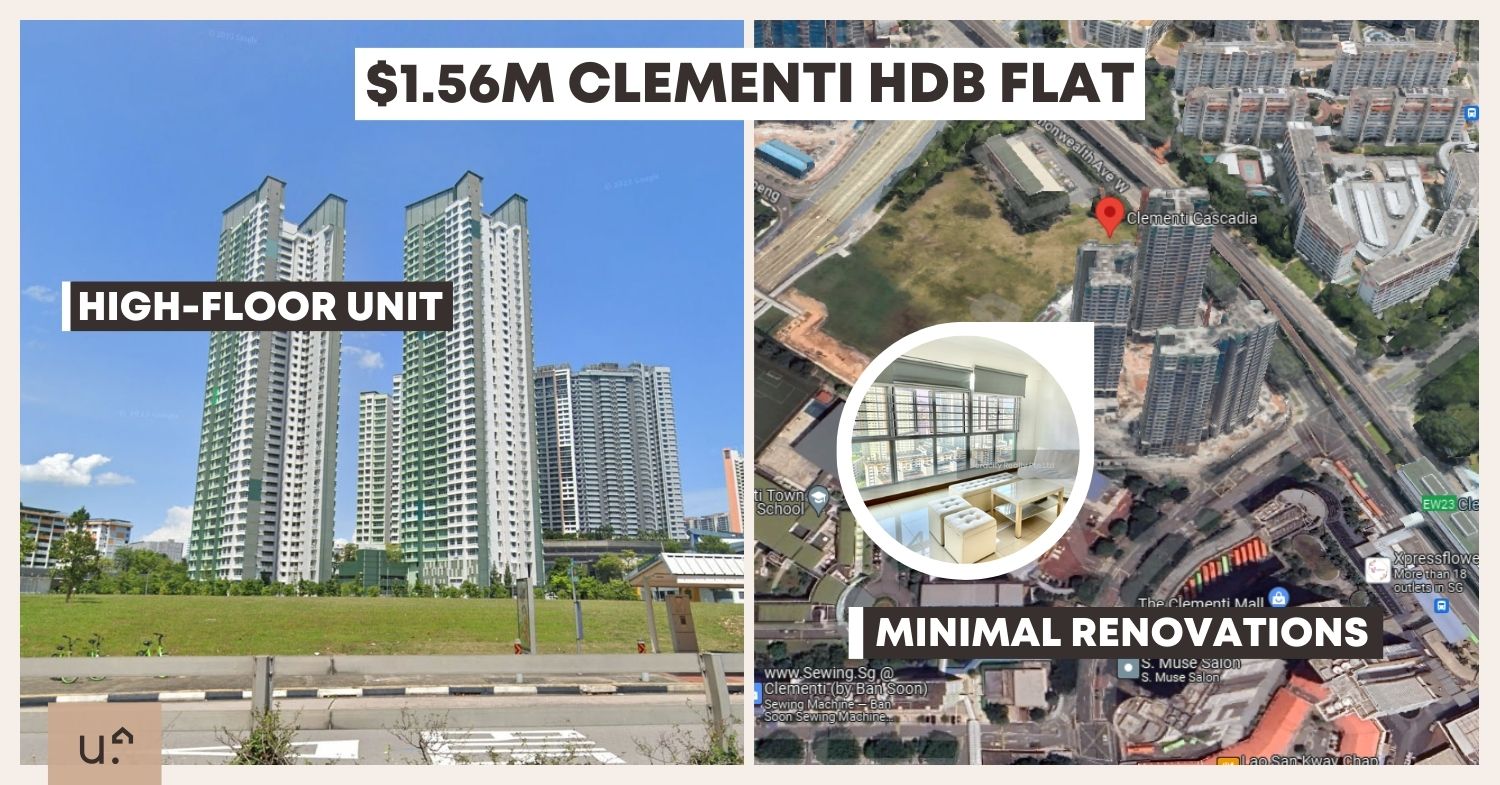 5-Room Flat In 440C Clementi Ave 3 Goes On Sale For $1.56M