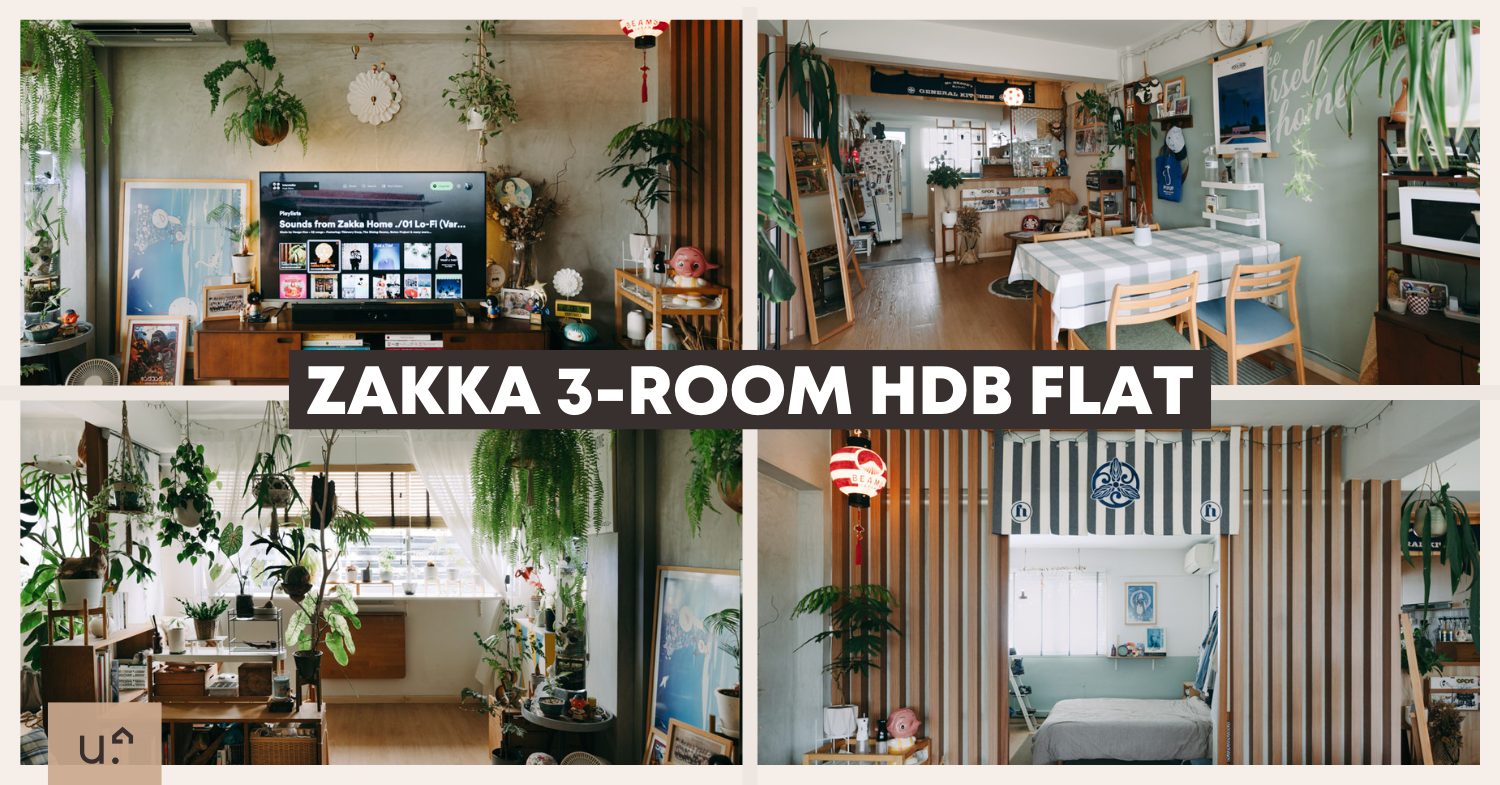 This Graphic Designer’s $55K Zakka HDB Reno Is A Visual Treat