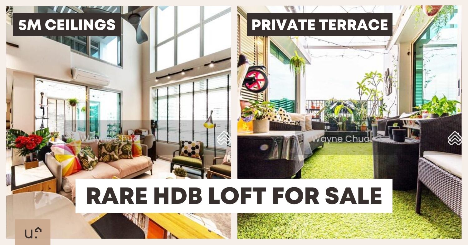 This Rare HDB Loft In Punggol Has A Private Terrace, On Sale For $1.55M