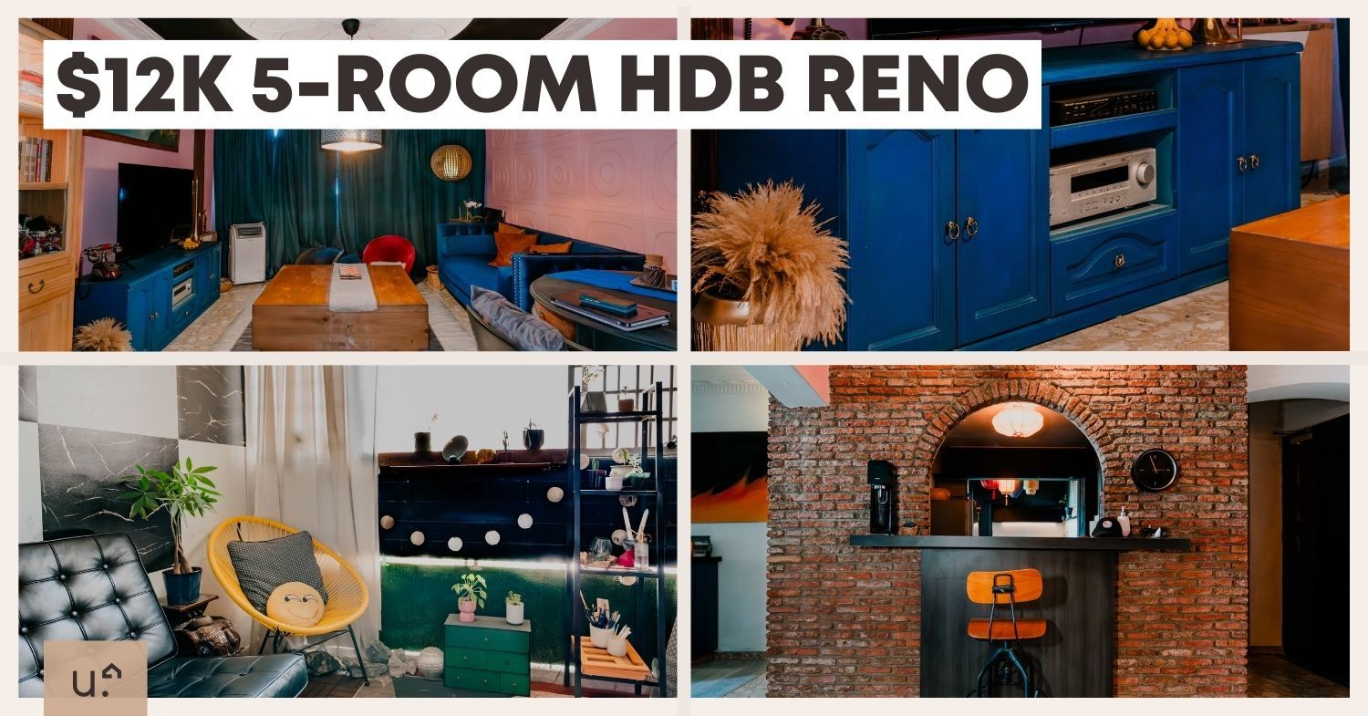 DIY Resale HDB: $12k Makeover Turns It Into 1800s Boho Hideout