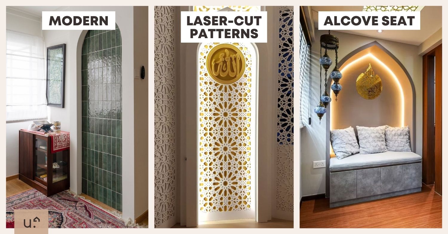 Mihrab Ideas For HDBs & Condos That Elevate Your Home’s Aesthetic