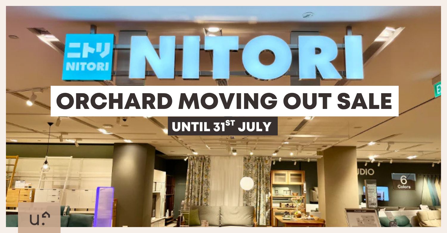 Nitori Orchard Moving Out Sale: Up to 25% Off Furniture