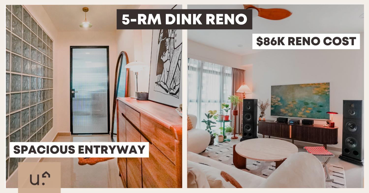 DINK Couple Transforms 5-Room Flat into Their Dream Home