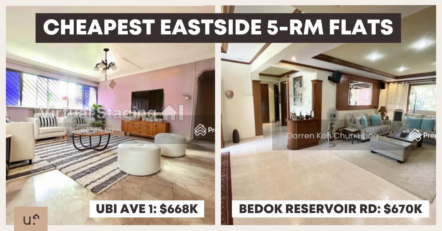 6 Cheapest 5-Room HDB Flats To Buy In The East Under $700K