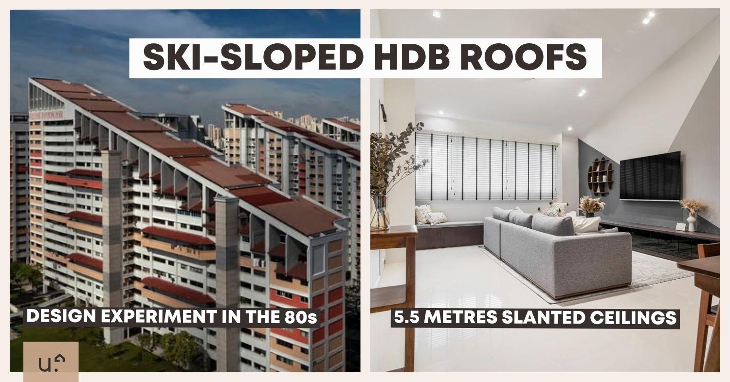 Discover Potong Pasir’s Top-Floor HDBs With Ski-Slope Roofs