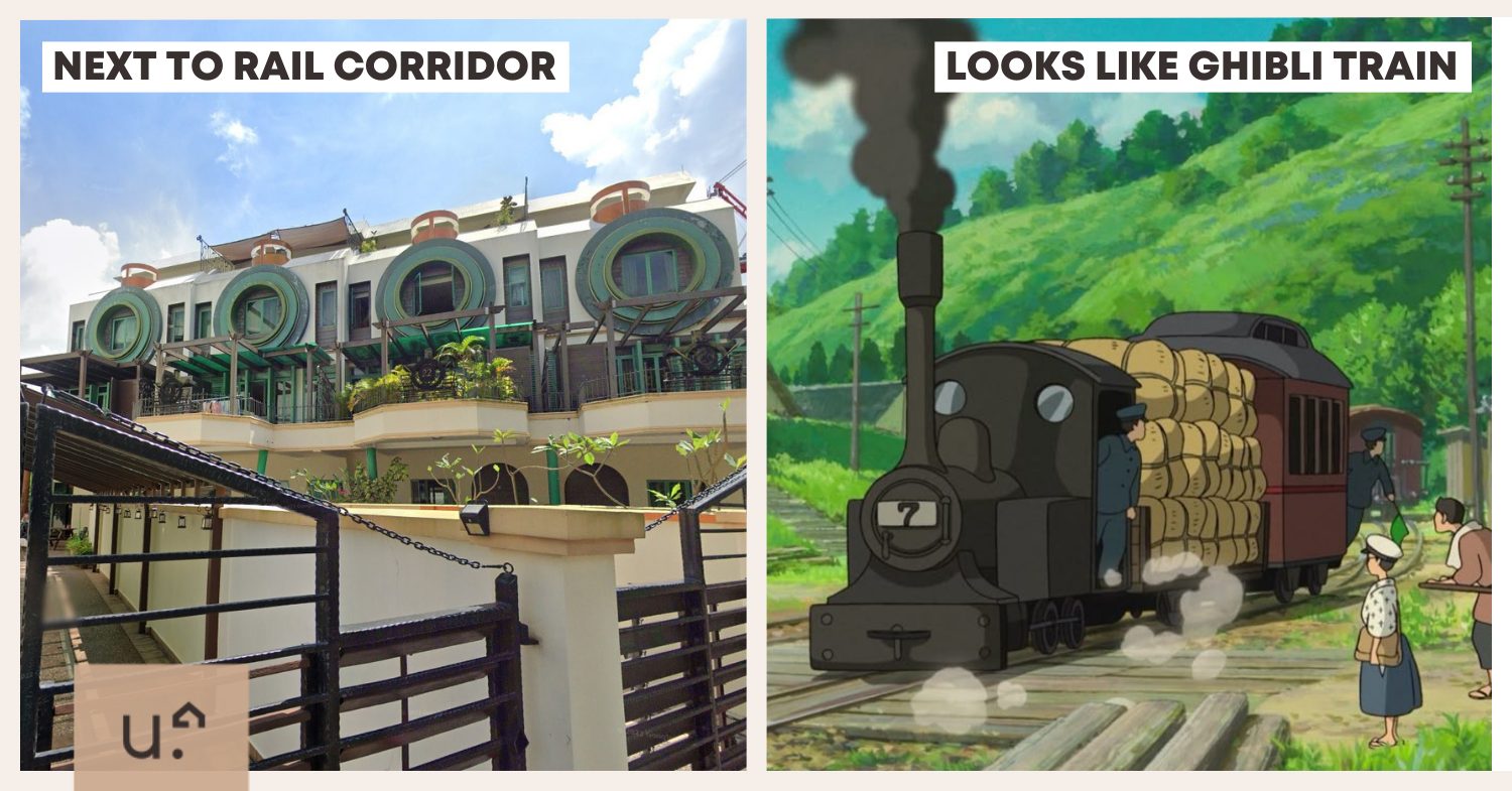 Train-Themed Houses Near Bukit Timah Railway Corridor