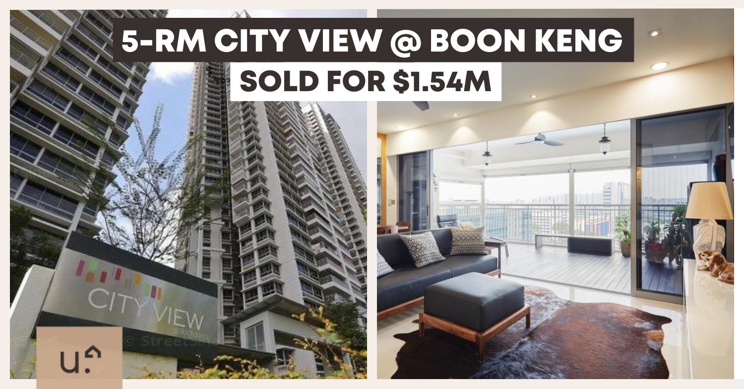 City View @ Boon Keng 5-Room Flat Fetches $1.54M
