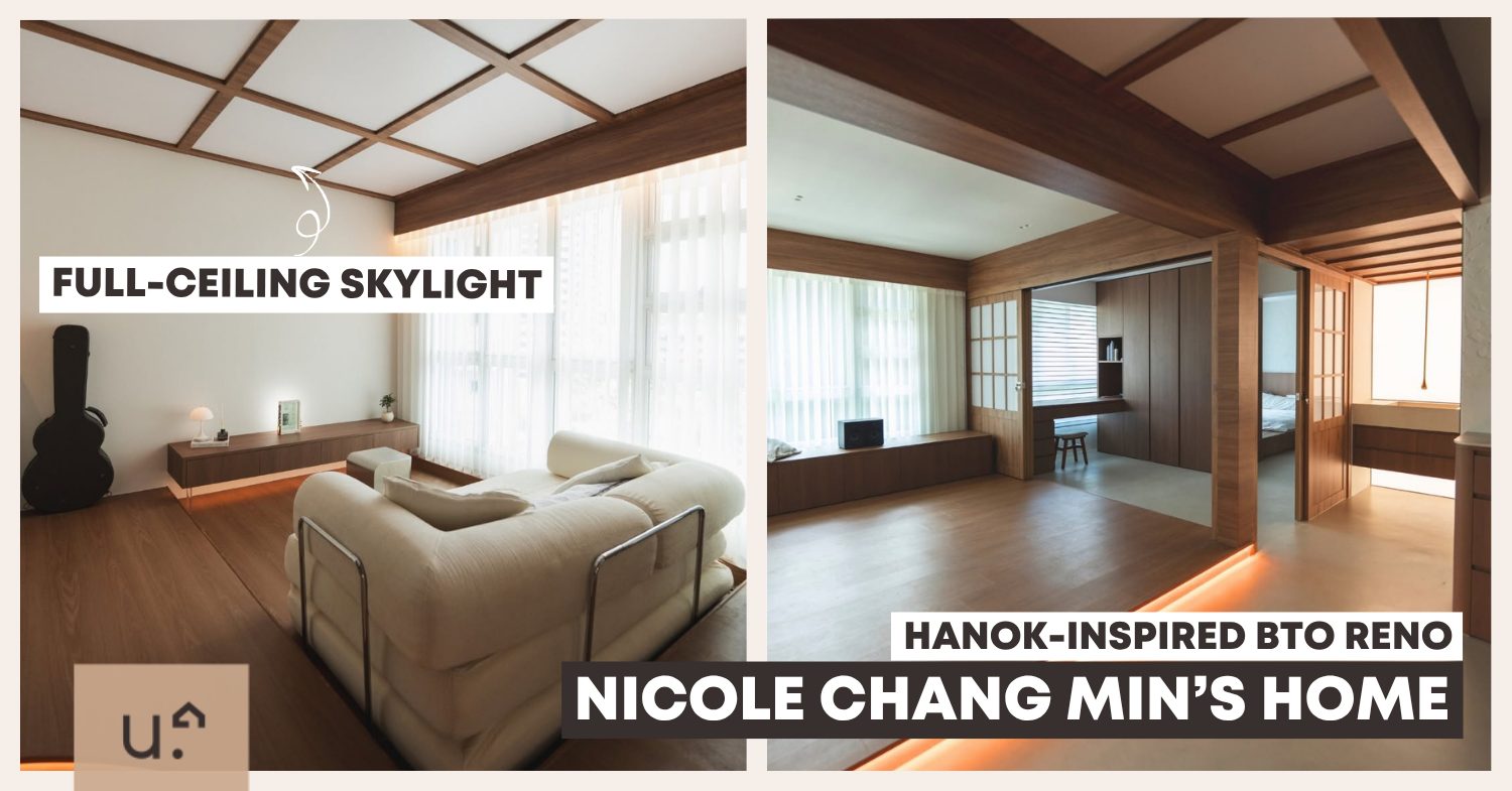 Nicole Chang Min & James Seah's New Hanok-Inspired HDB Flat